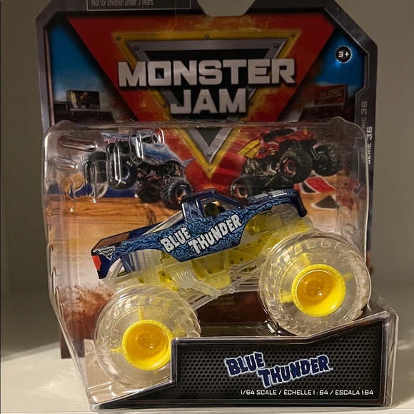 Monster Jam | Toys | Monster Jam Blue Thunder Ghost Crew 224 Chase ...